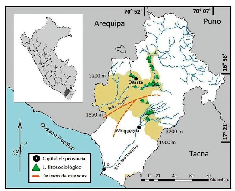 Comunidades vegetales del matorral desértico en las cuencas de los ríos Tambo y Moquegua en el ...